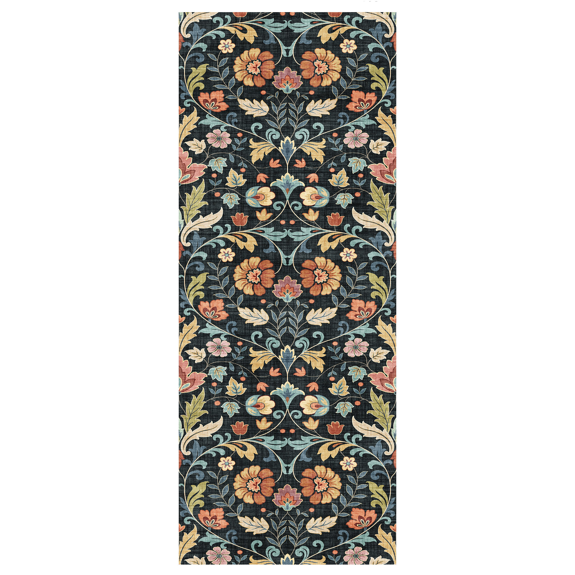 Gertmenian Crystal Print Verner Transitional Bright Bold Floral Black ...