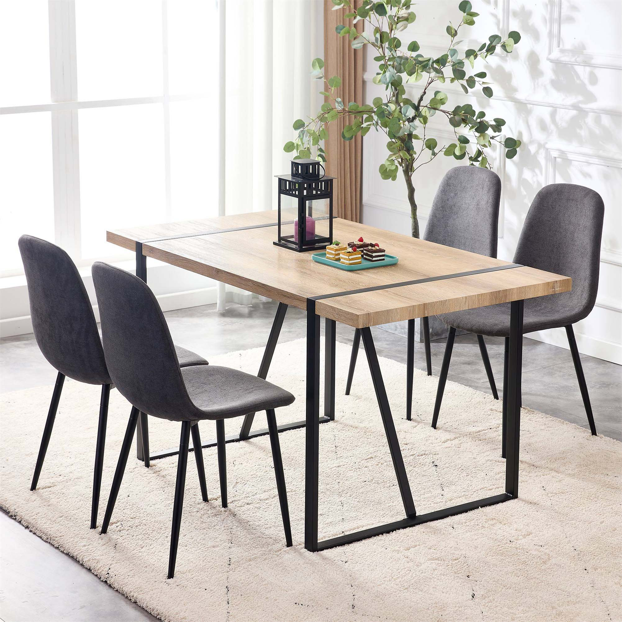Corrigan Studio® Naython Modern Medieval Style Restaurant Cushioned ...