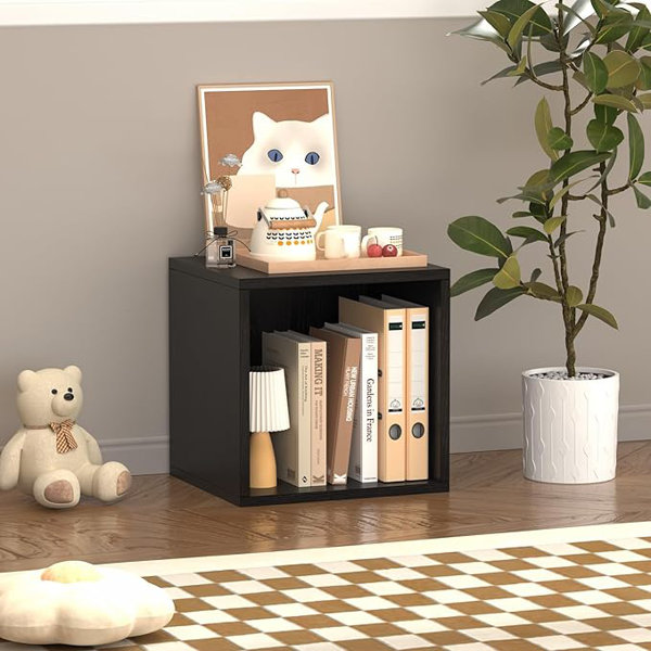 Ophelia & Co. Cube Storage Organizer,Stackable Cubes Shelf,CD Cube ...