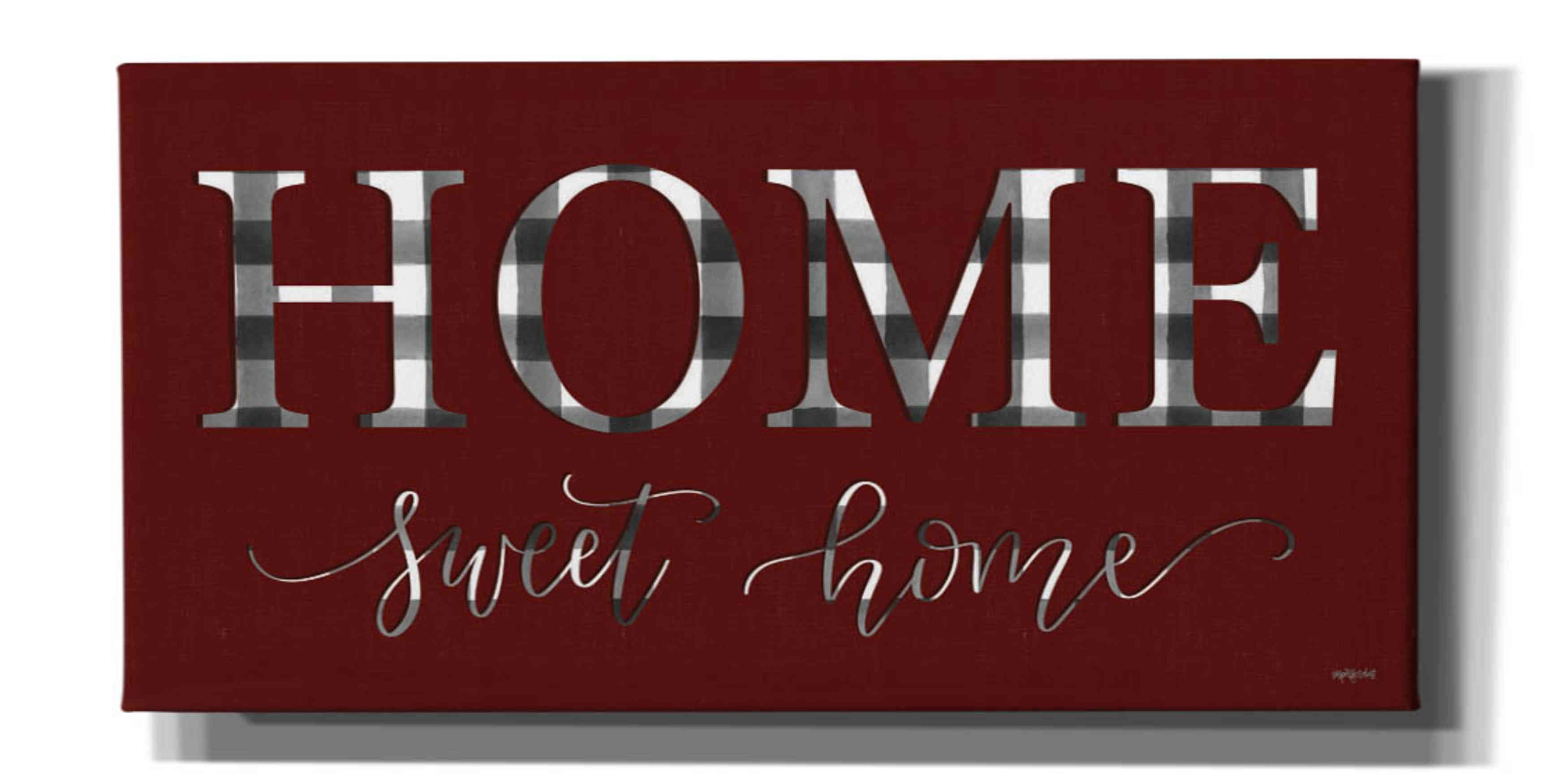 Epic Graffiti Home Buffalo Check by Imperfect Dust - Wrapped Canvas ...