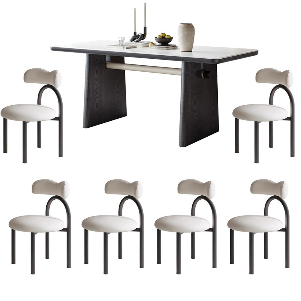 ZKuylo Modern simple high-end dining table set | Wayfair