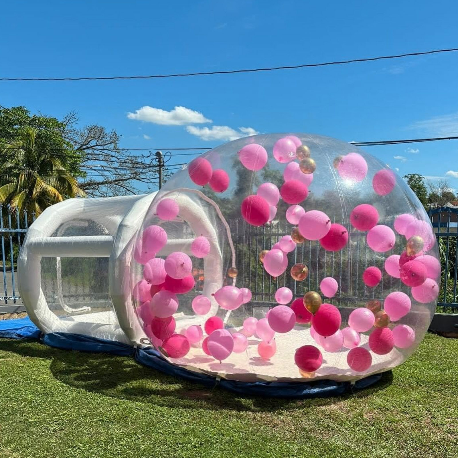 Connsann 10FT Commercial Grade Bubble Balloon House PVC Bubble Tent for ... Connsann 10FT Commercial Grade Bubble Balloon House PVC Bubble Tent for ...