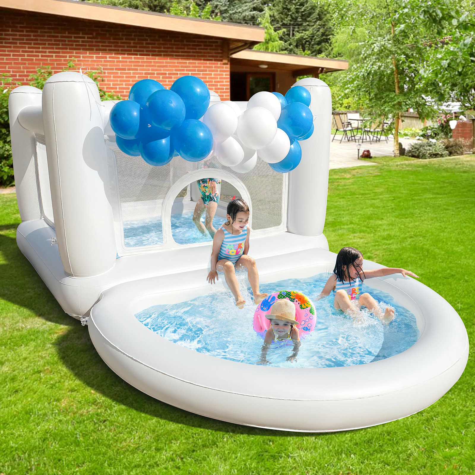Alieencastle Inflatable Bounce House Pvc Bouncy Castle With Detachable ...