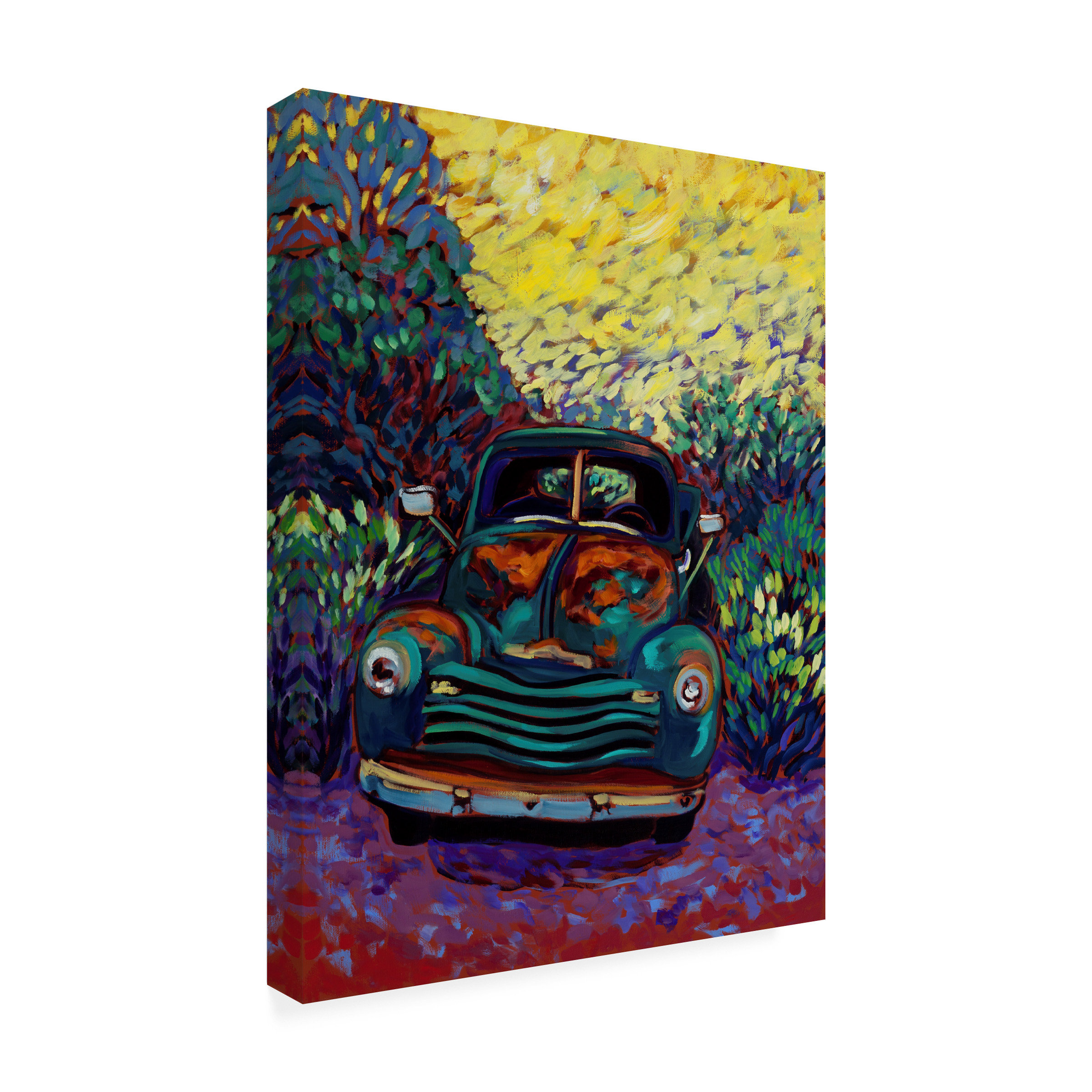 Charlton Home® Cathy Carey 'Good Morning Old Truck' Canvas Art ...