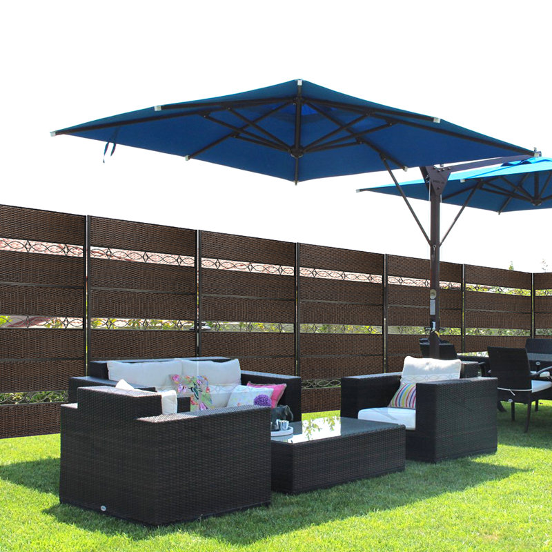 gaomon 6 ft. H x 4 ft. W Rattan Fencing | Wayfair