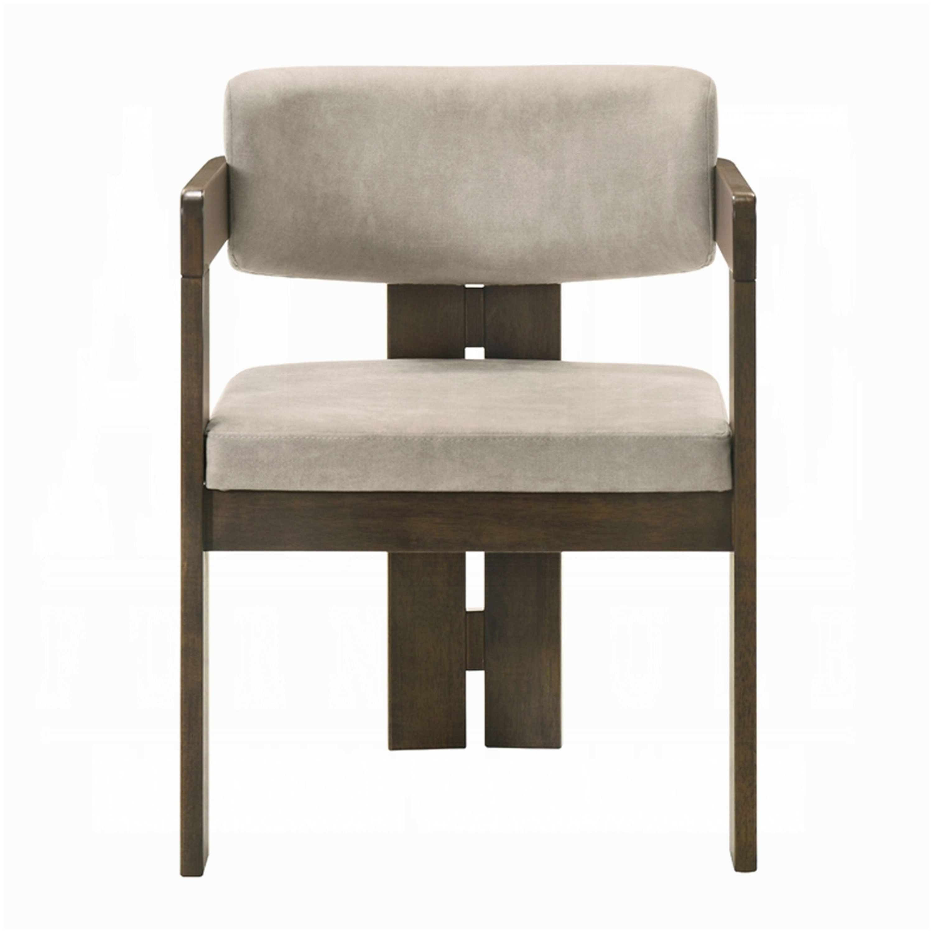 Benjara Diny Microfiber / Microsuede Armchair Dining Chair | Wayfair