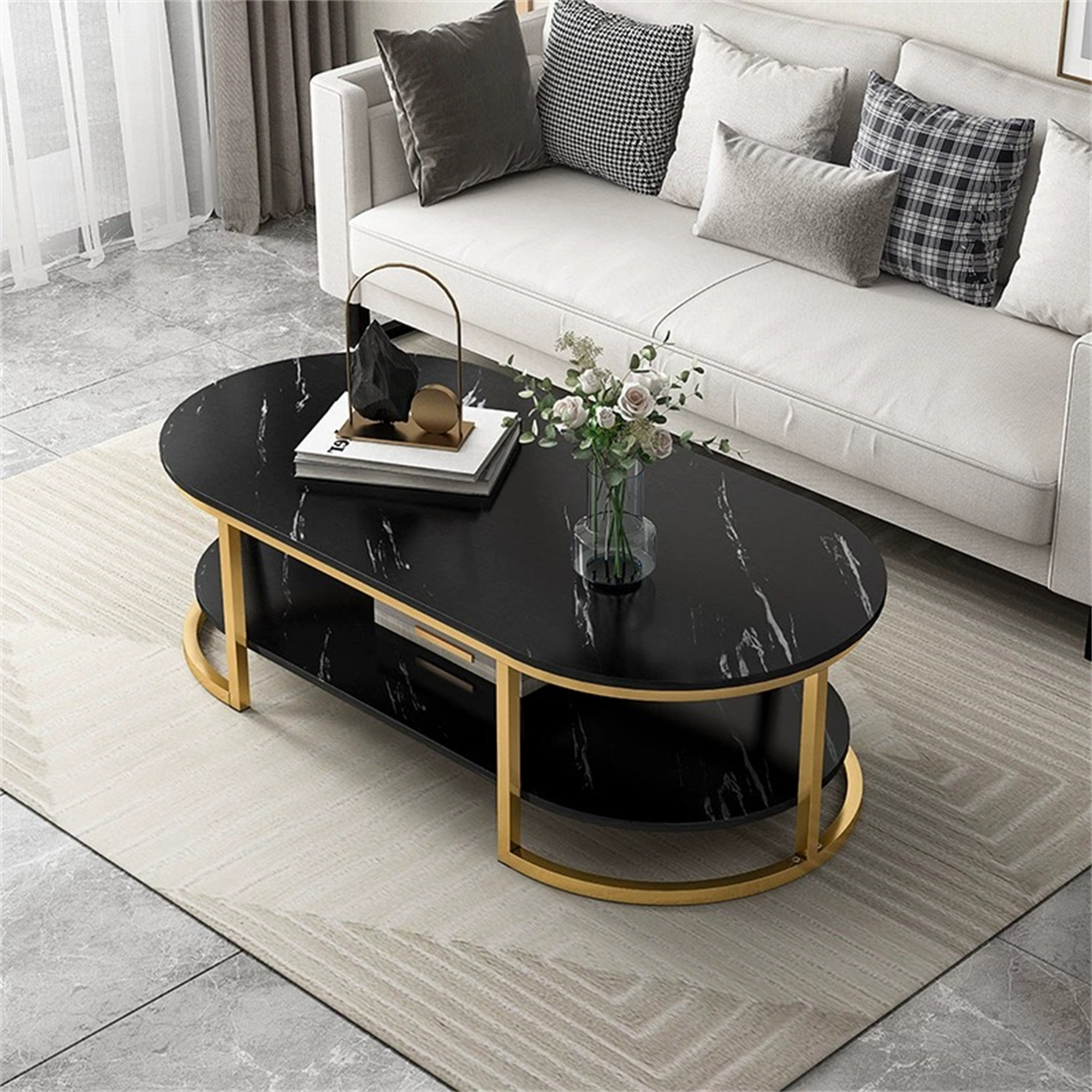 Mercer41 Enkeleda Single Coffee Table | Wayfair