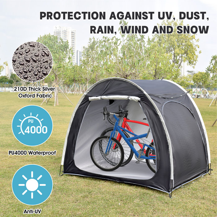 Poloma Remise à vélo portative en nylon et Commentaires - Wayfair Canada