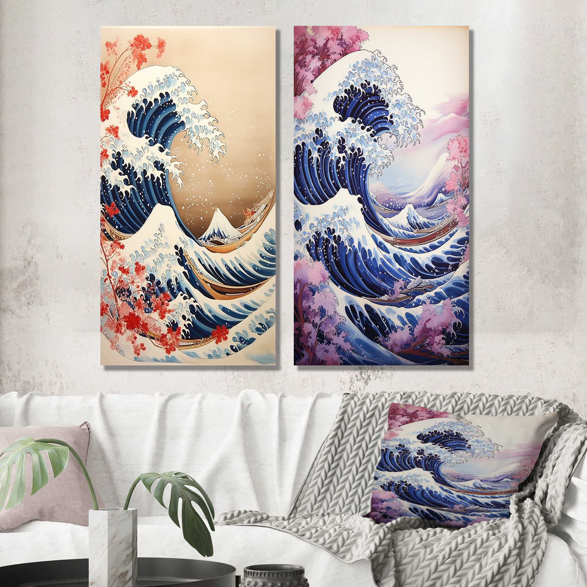 Bay Isle Home™ Masterpiece The Red Great Of Kanagawa " Masterpiece The ...