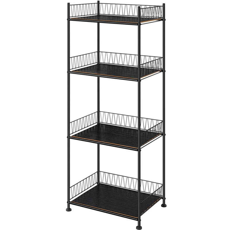 Rebrilliant Lallah 45.5" H x 12.6" W x 16.7" D 4 Tier Storage Rack ...