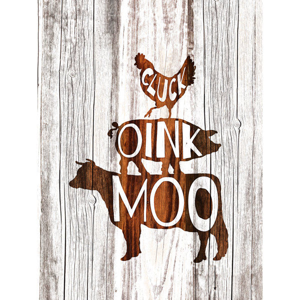 Rosalind Wheeler Cluck Oink Moo | Wayfair