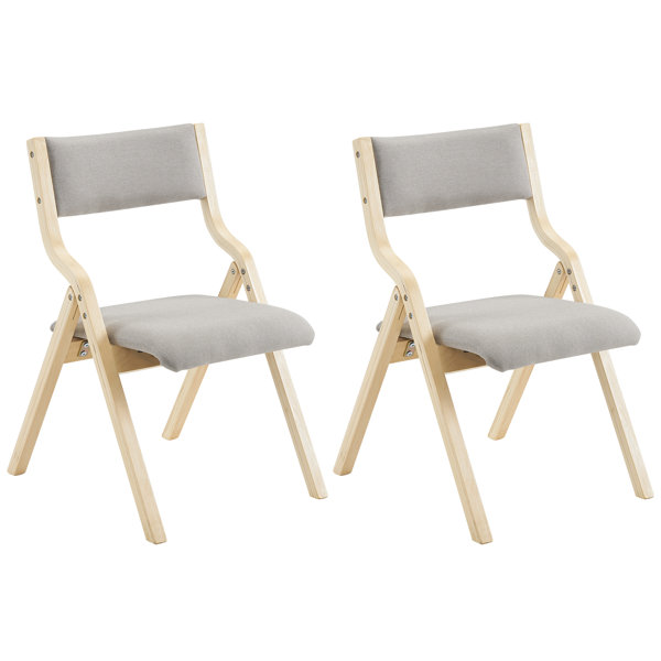 Wade Logan® 2 Pack Modern Folding Chairs With Padded Seat And Back ...
