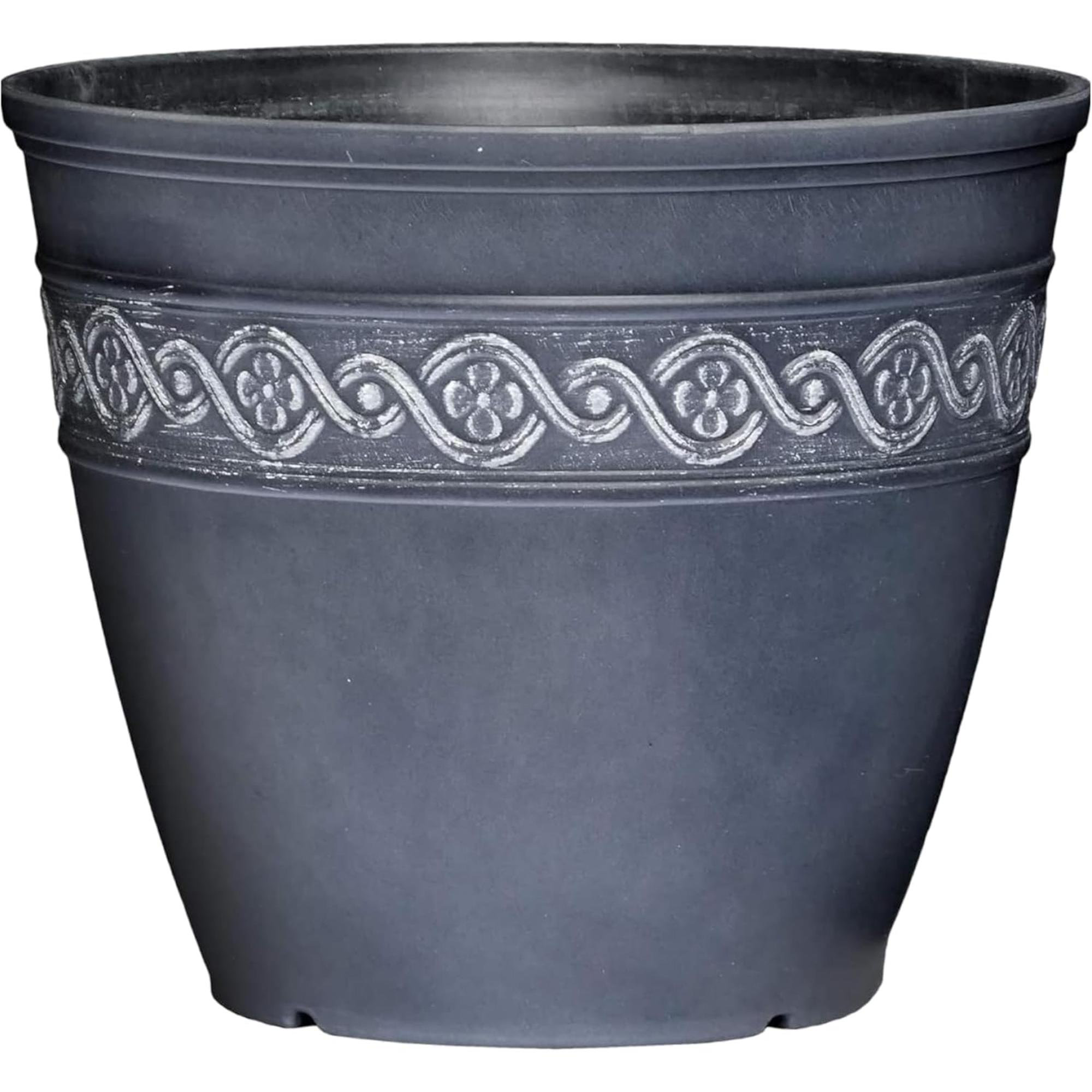 Fleur De Lis Living Classic Home And Garden Corinthian Resin Planter ...