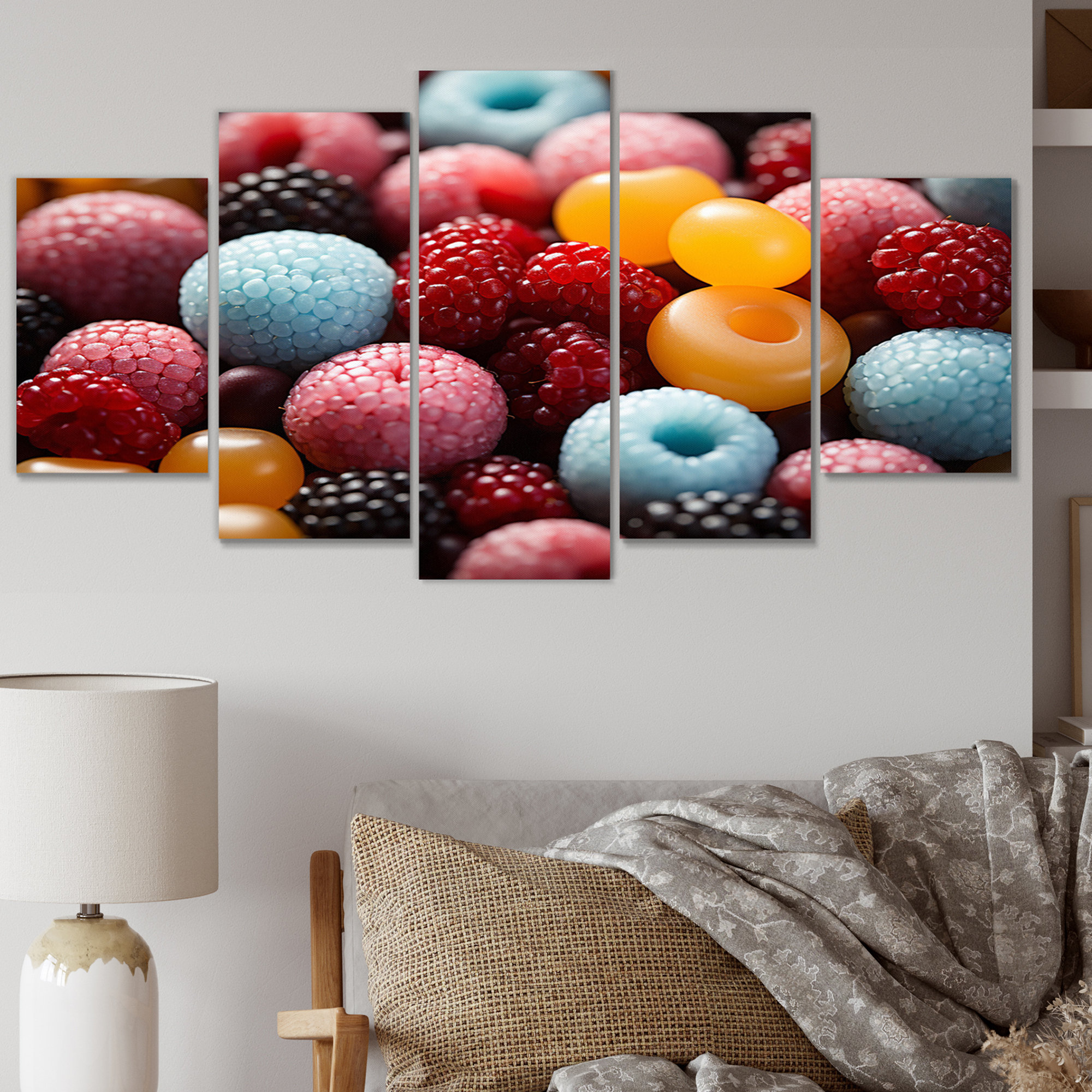 Latitude Run® Colorful Pop Art Candy I - Food & Beverage Metal Wall ...