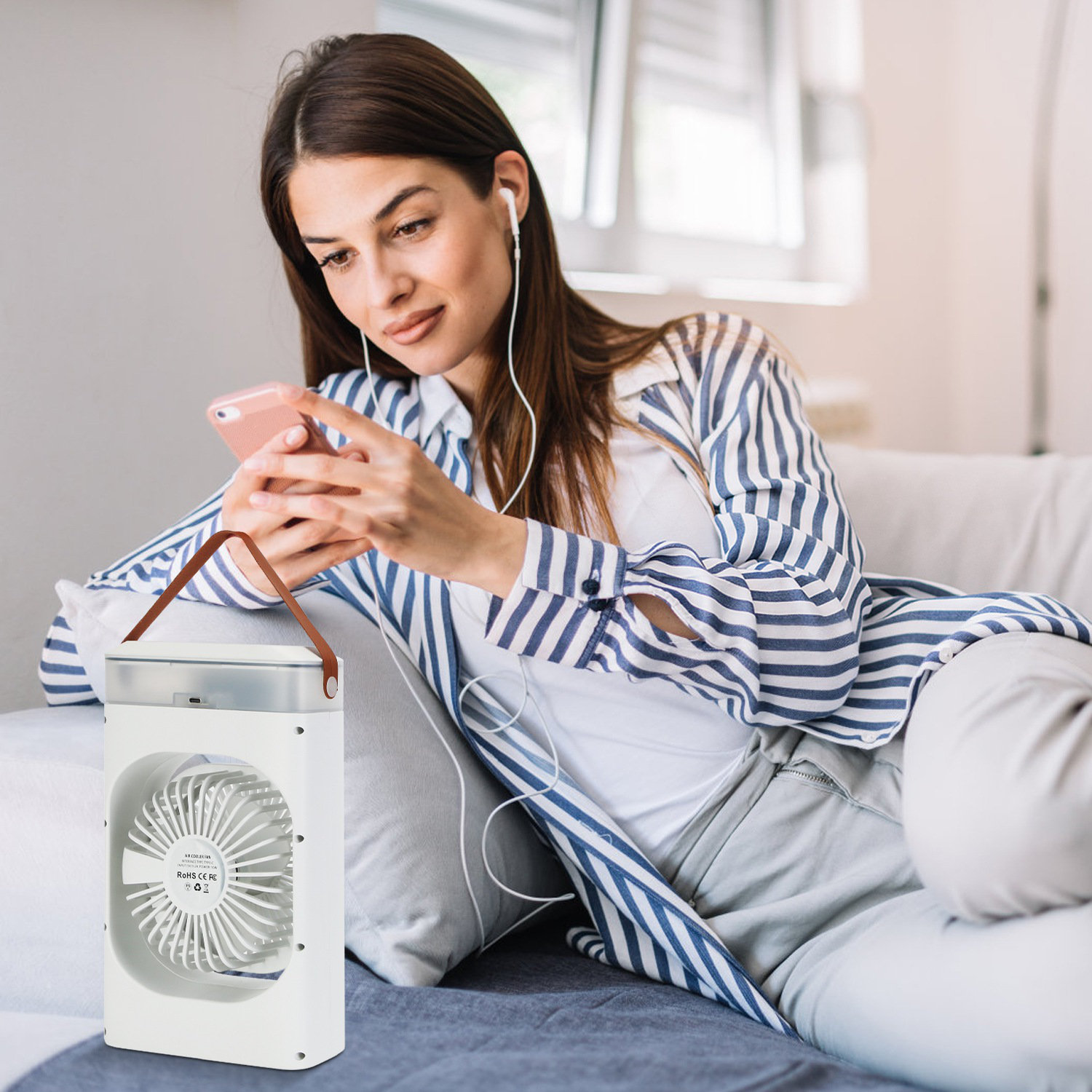 iMounTEK 4 In 1 Battery Powered Air Conditioner Fan | Wayfair