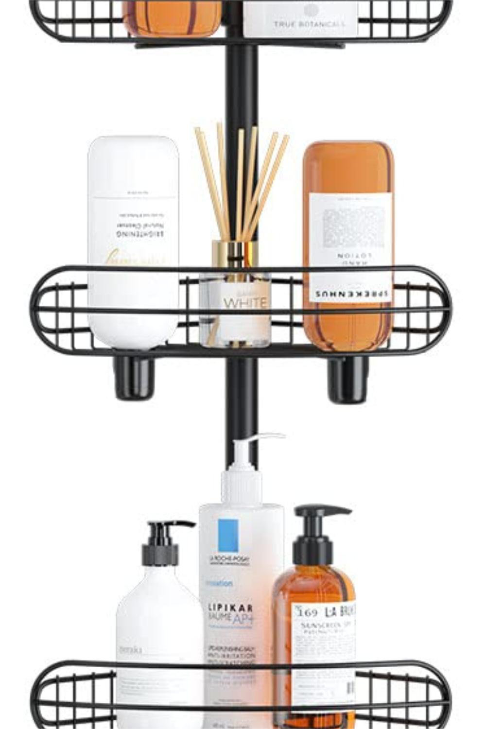 Rebrilliant Pirozzi Stainless Steel Shower Basket | Wayfair