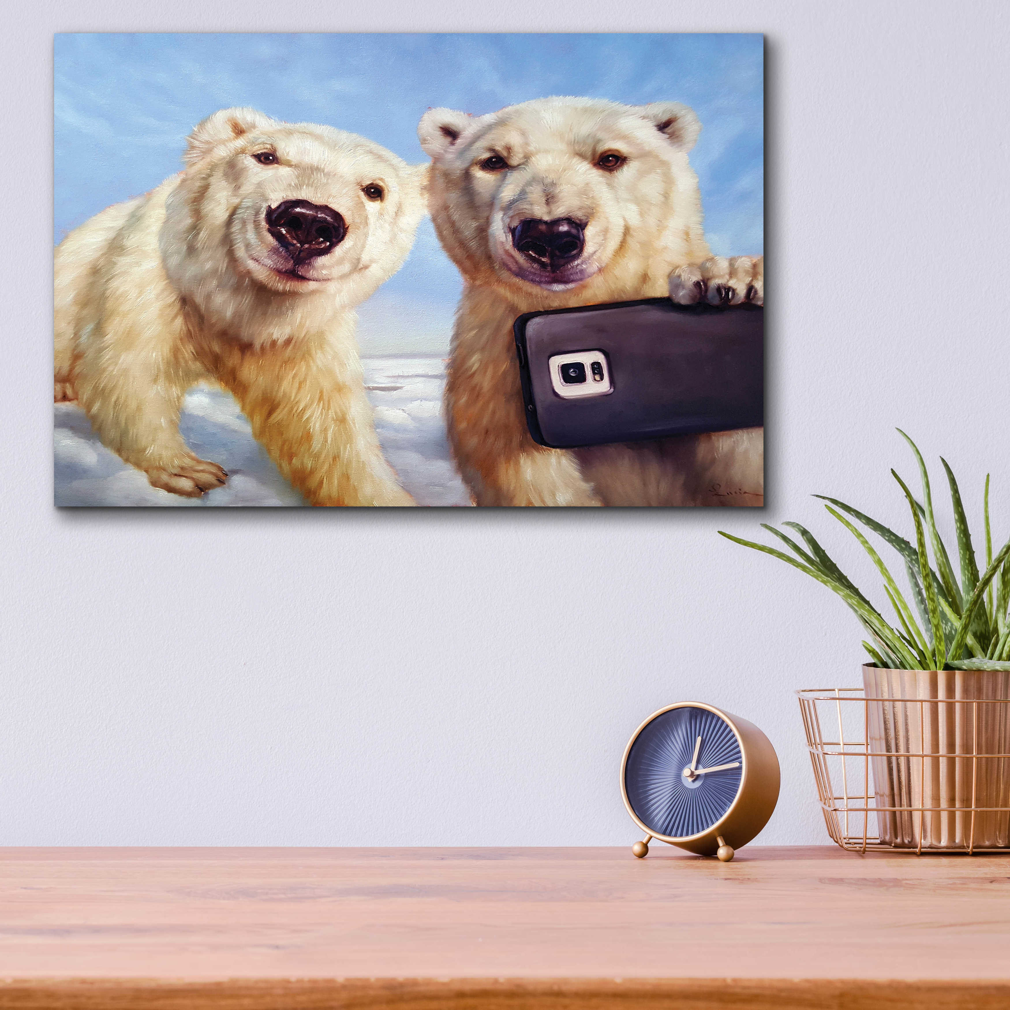 Red Barrel Studio 'Polargram' By Lucia Heffernan, Acrylic Glass Wall ...