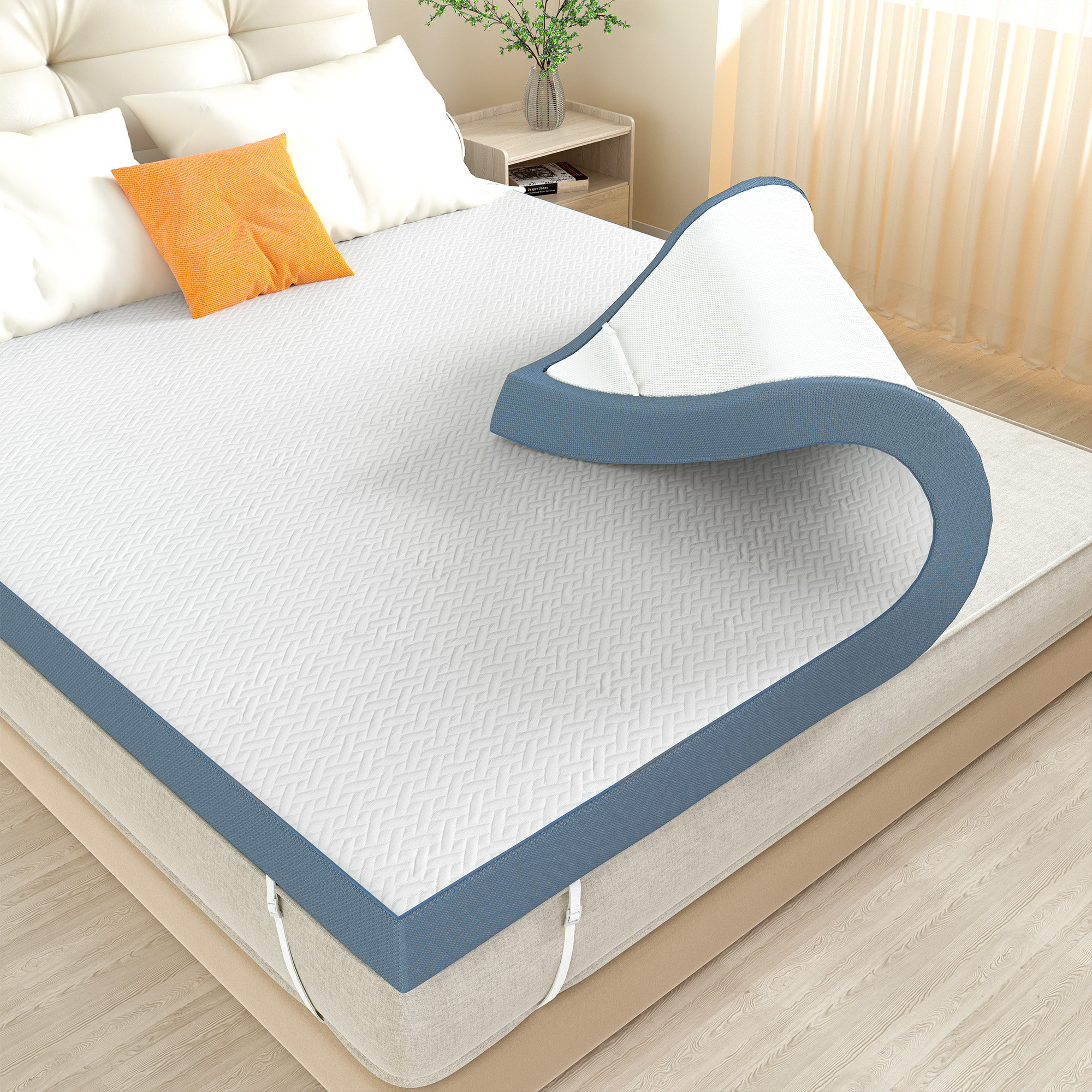 Fuzzy Muffs Memory Foam Mattress Protector: Keep Your Mattress Clean ...