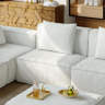 Mercer41 Belfin Modular Sectional Sofa, Convertible Tofu Block Sofa ...
