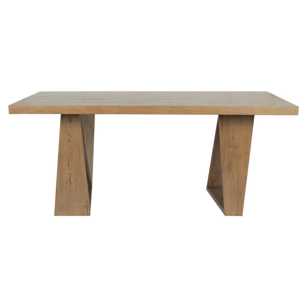 Classic Home Arleth 82" Reclaimed Oak Counter Height Gathering Table ...