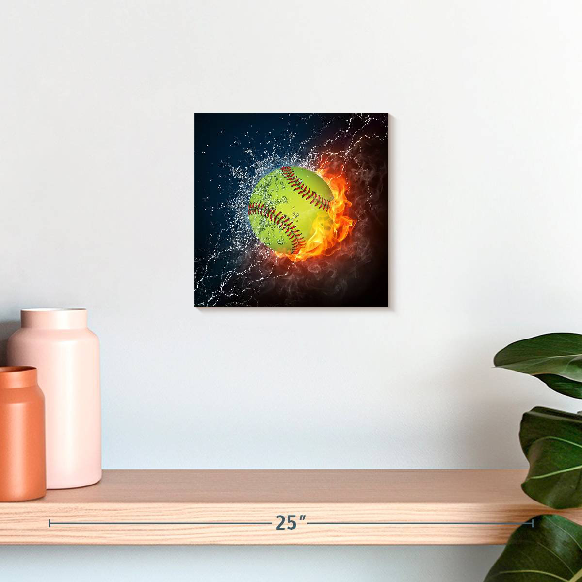 Ebern Designs Sireci Water And Fire Softball | Wayfair