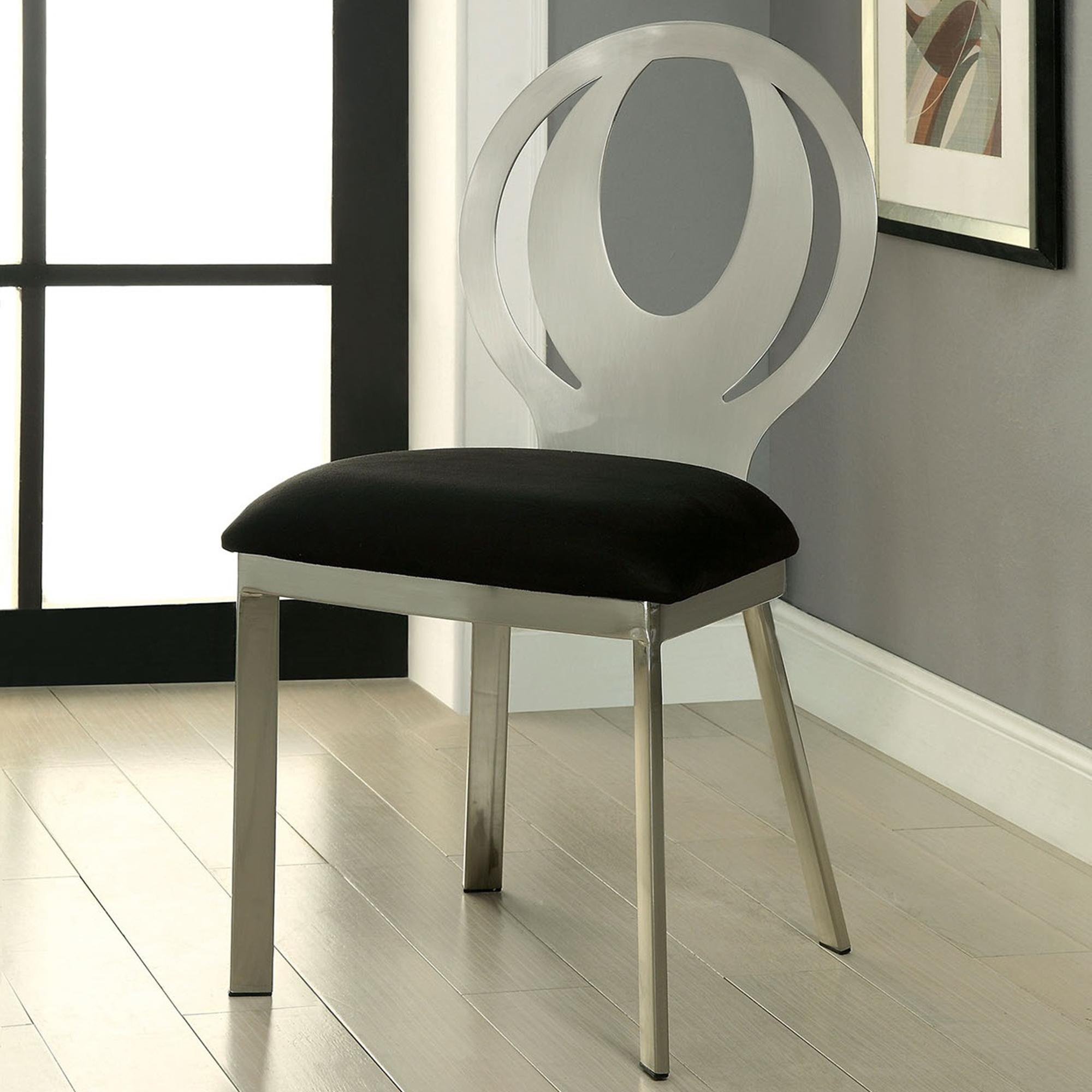 Orren Ellis Contemporary 2pc Dining Chairs | Wayfair