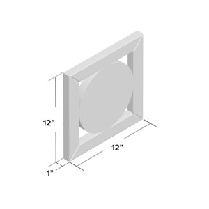 Red Barrel Studio® Square Glass Wall Mirror & Reviews | Wayfair