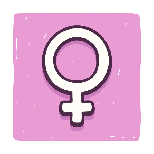 Happy Larry Female Gender Symbol | Wayfair.co.uk
