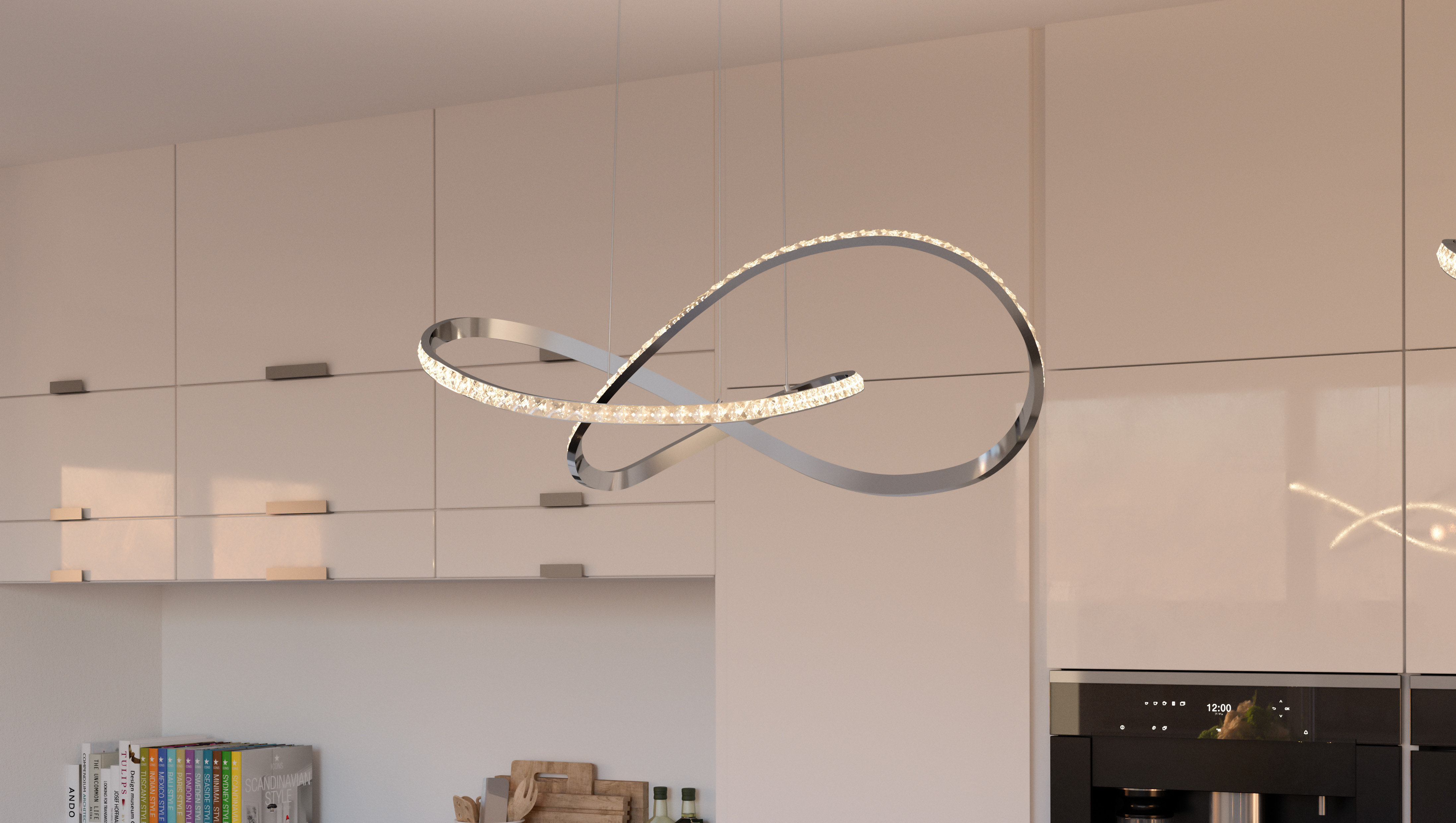 Orren Ellis Neile Unique Geometric LED Pendant & Reviews | Wayfair