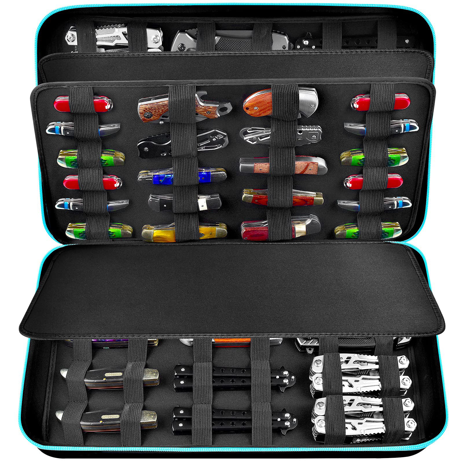PAIYULE Pocket Knife Bag,Folding Knife Case,Butterfly Knive Storage Box ...