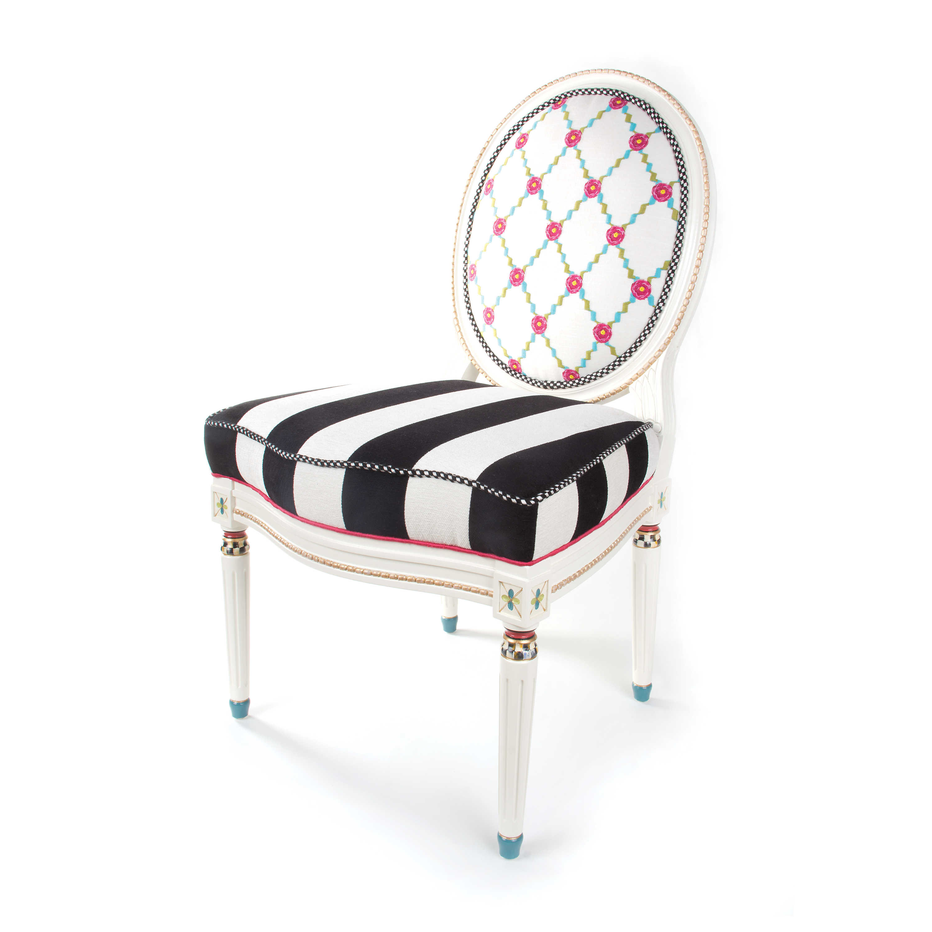 MacKenzie-Childs Merrifield Side Chair | Perigold