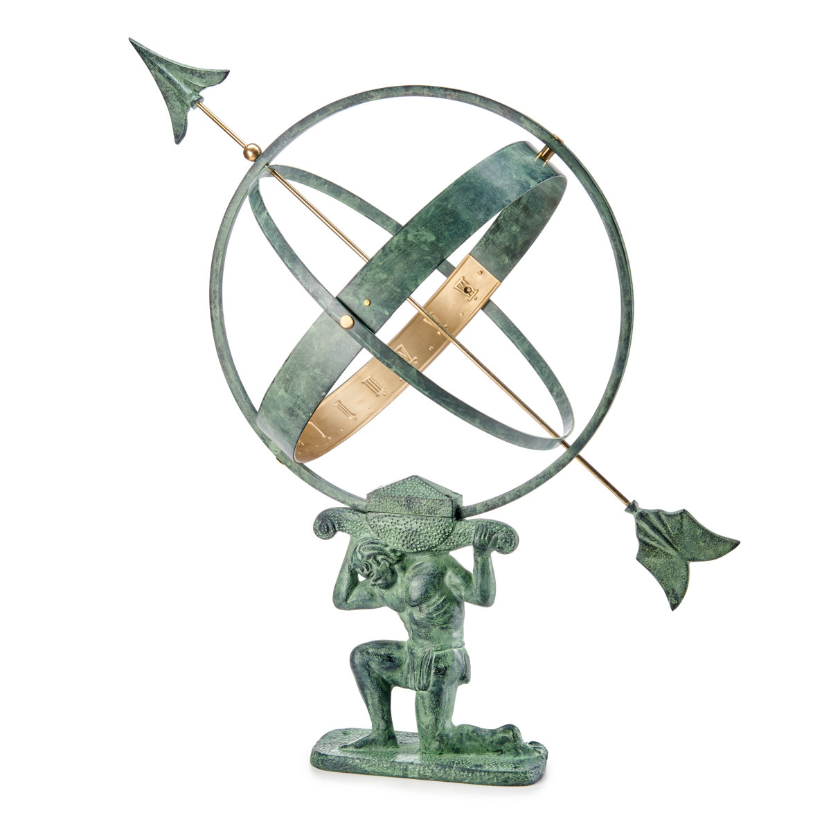 Darby Home Co Duong Atlas Armillary Sundial & Reviews | Wayfair