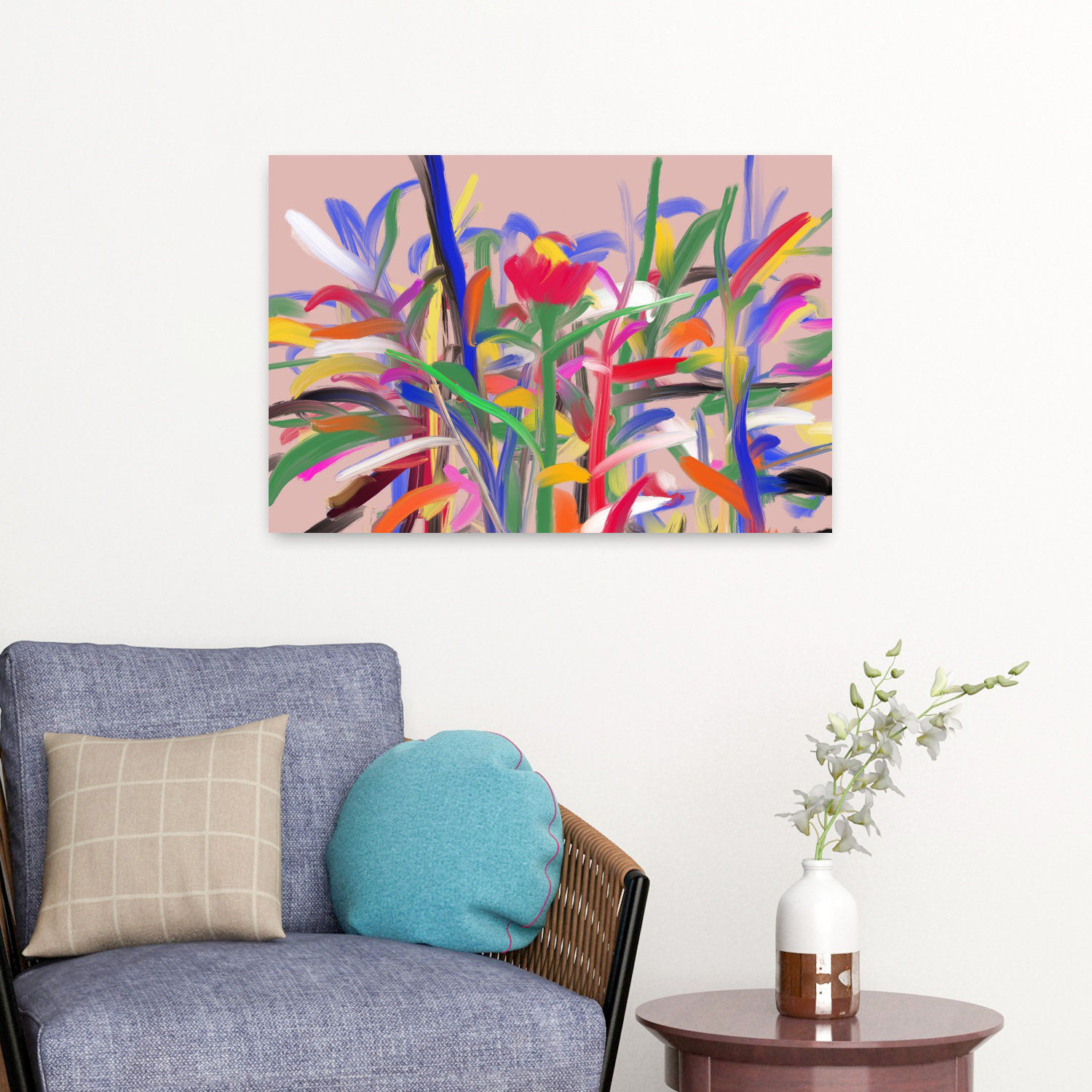 Wrought Studio™ Contemporary Art Abstract Colorful Contemporary Art ...