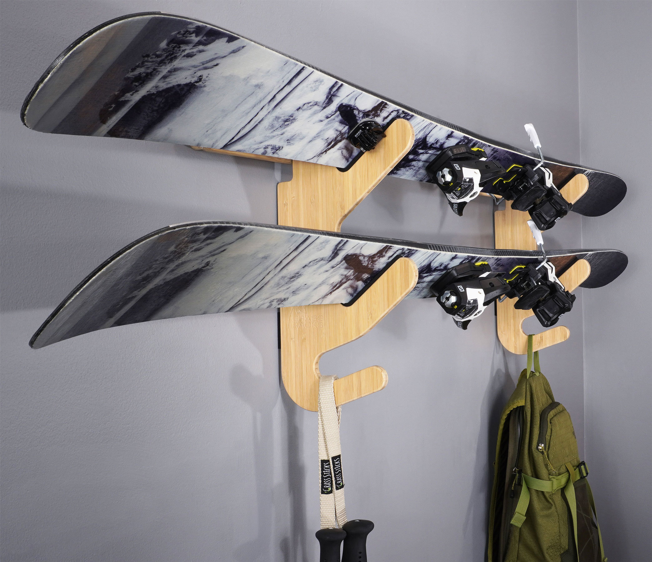 Grassracks Ski Wall Rack - Hallsteiner Series "& Reviews" | Wayfair