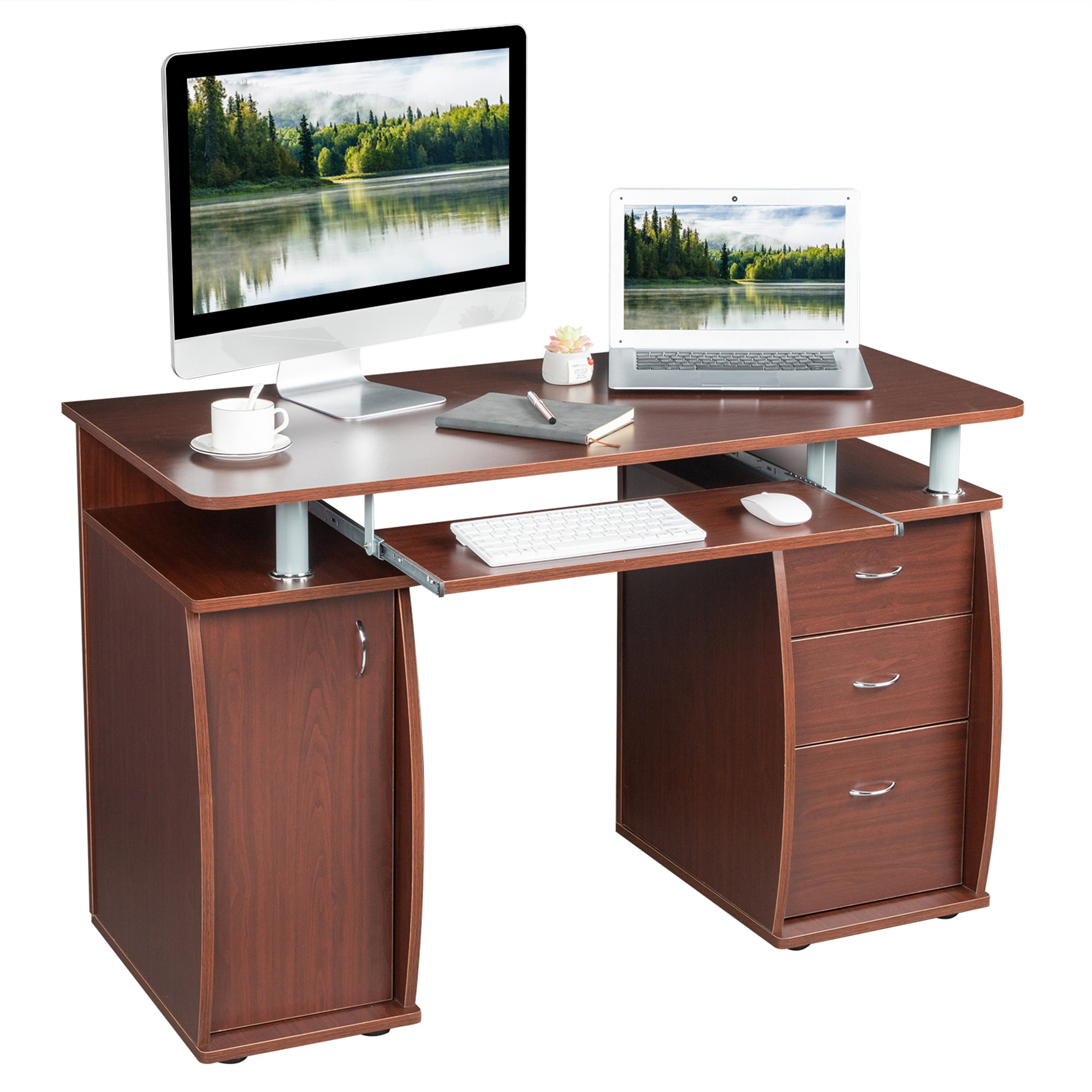 Wildon Home® Tanton Rectangle 45.27'' L Computer Table | Wayfair