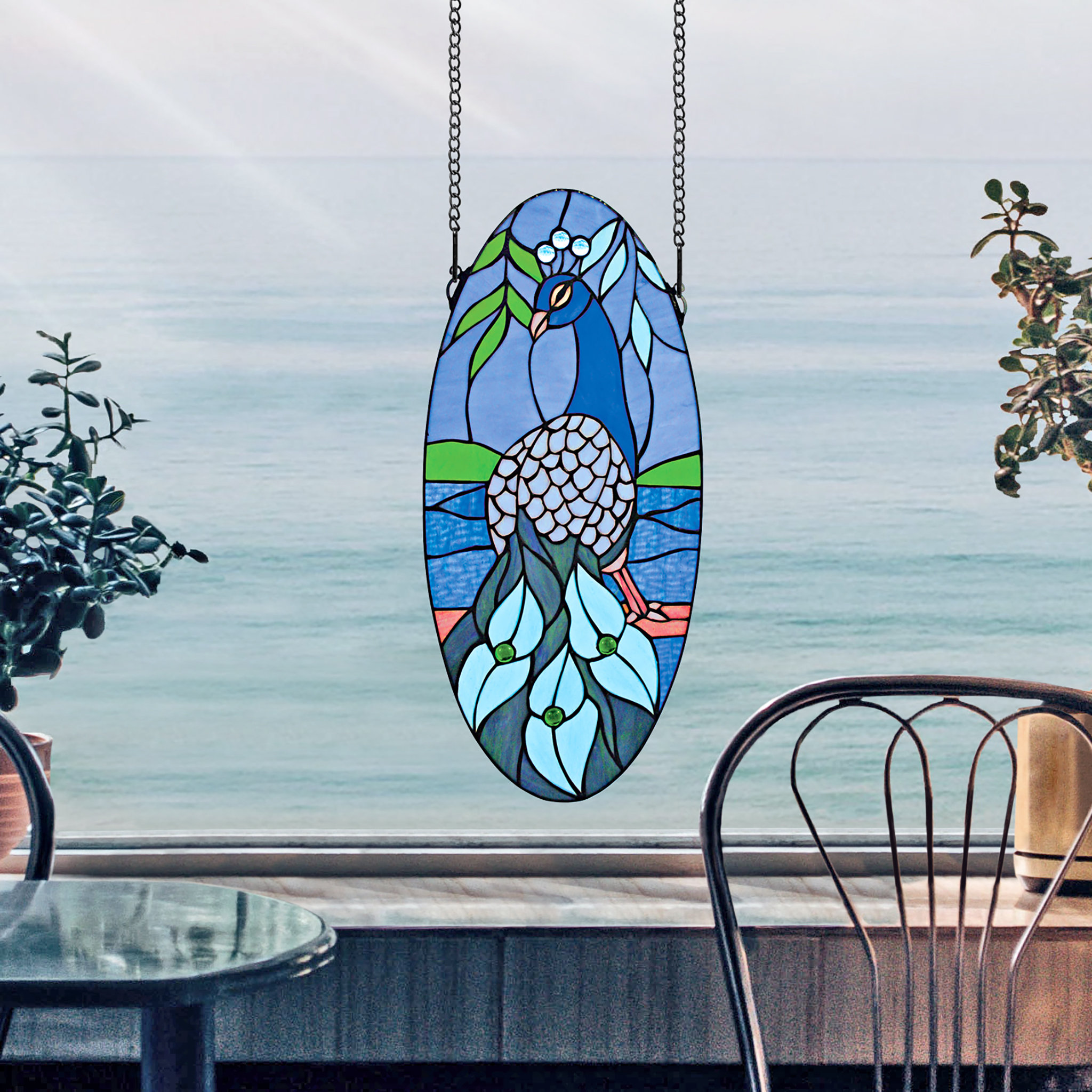 Design Toscano Majestic Peacock Window Panel & Reviews - Wayfair Canada