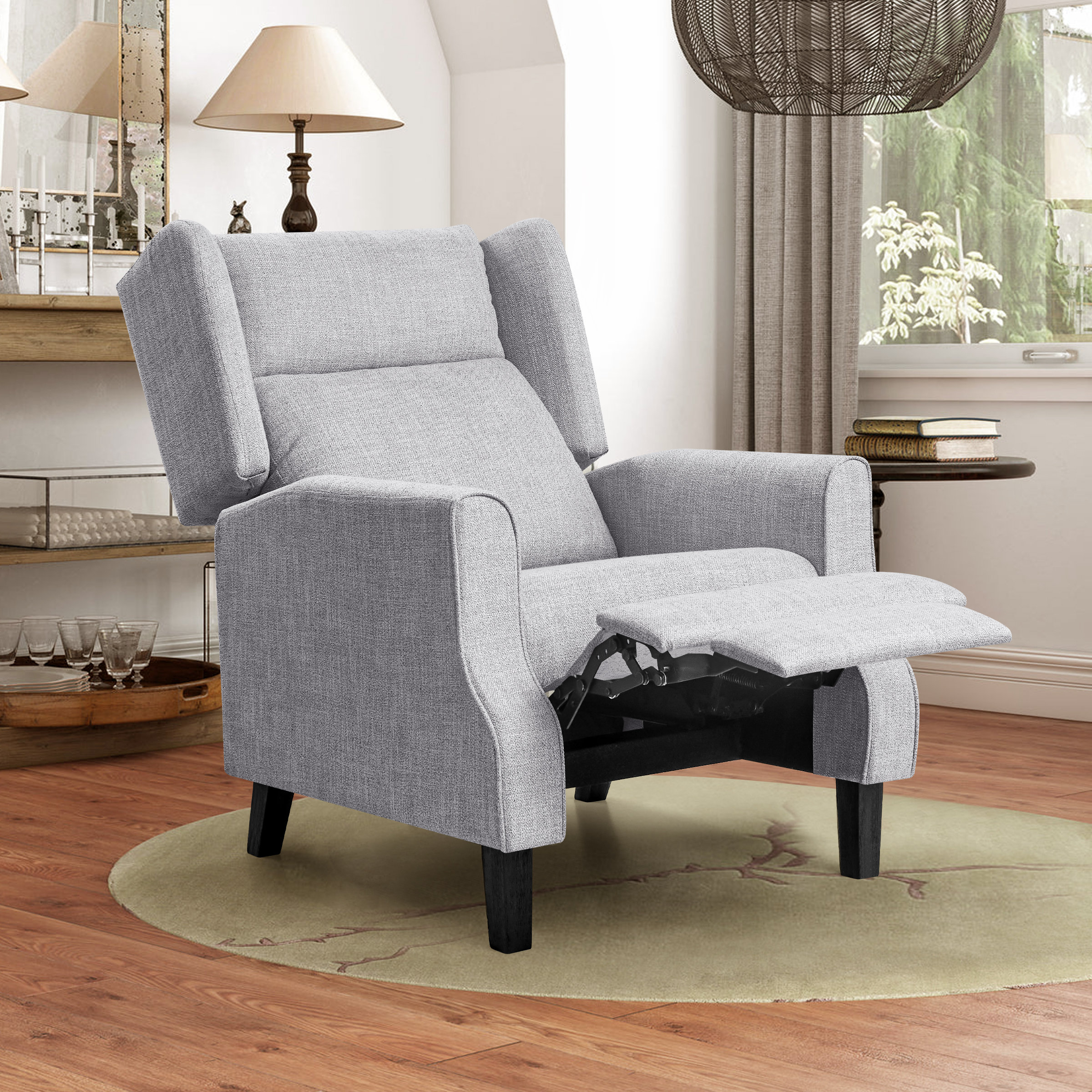 Lark Manor™ Miroir 28.75" Wide Upholstered Push Back Recliner & Reviews ...
