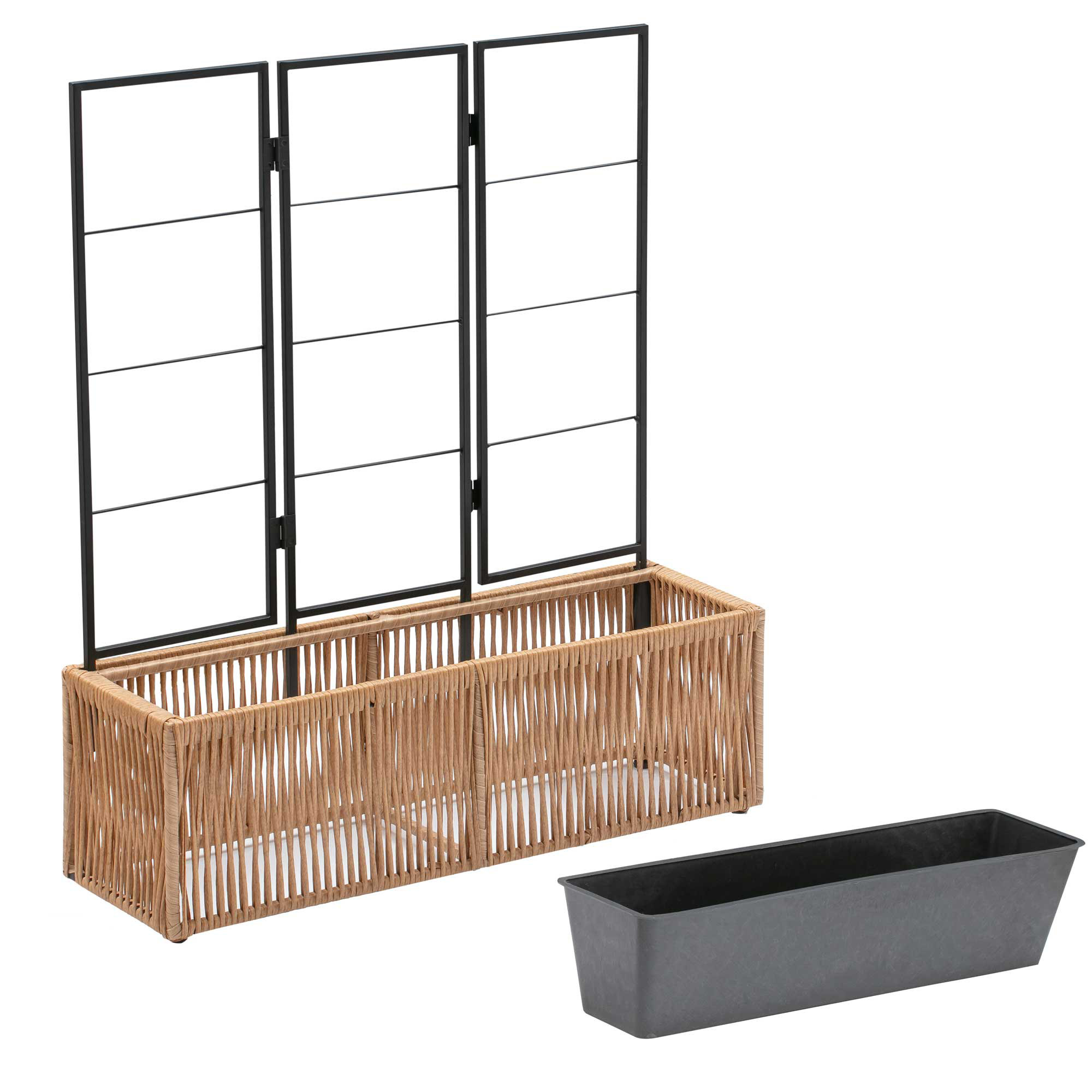 Grapevine Planter Box with Trellis | Wayfair
