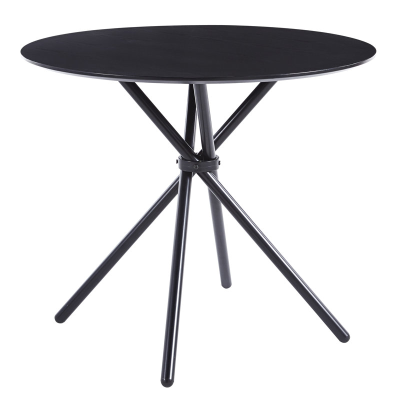 George Oliver Mose Round 90Cm Dining Table | Wayfair.co.uk