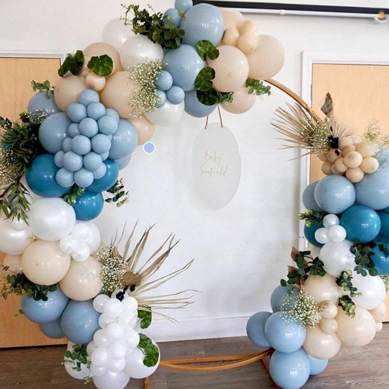 The Party Aisle™ Dusty Blue Balloon Garland Kit - 125pcs | Wayfair