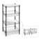 CAPHAUS NSF Adjustable 2 to 4 Tier Stackable Wire Shelving Unit w ...