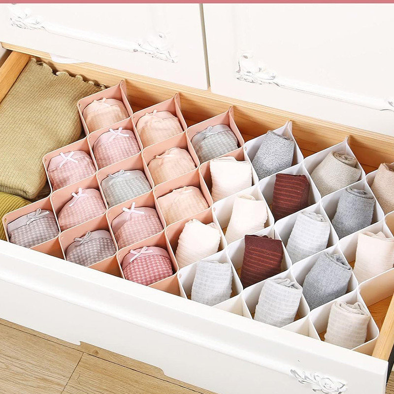 Rebrilliant Plastic Drawers Organizer for Panties and Bras,Honeycomb ...