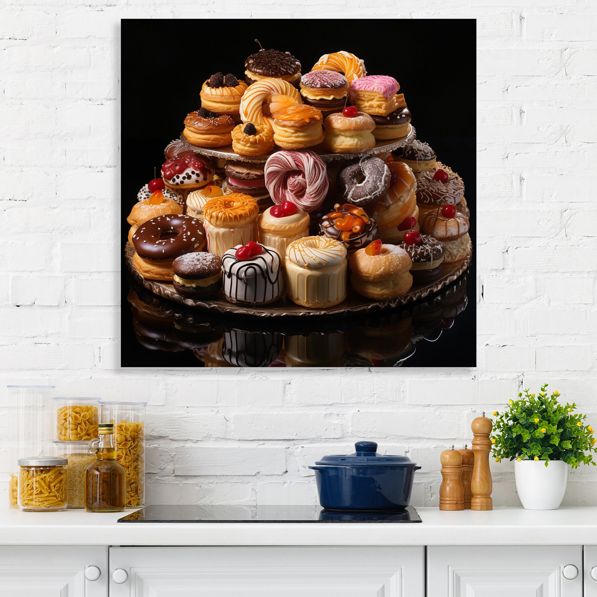 Red Barrel Studio® Sweet Pastries V - Desert Wall Art Living Room | Wayfair