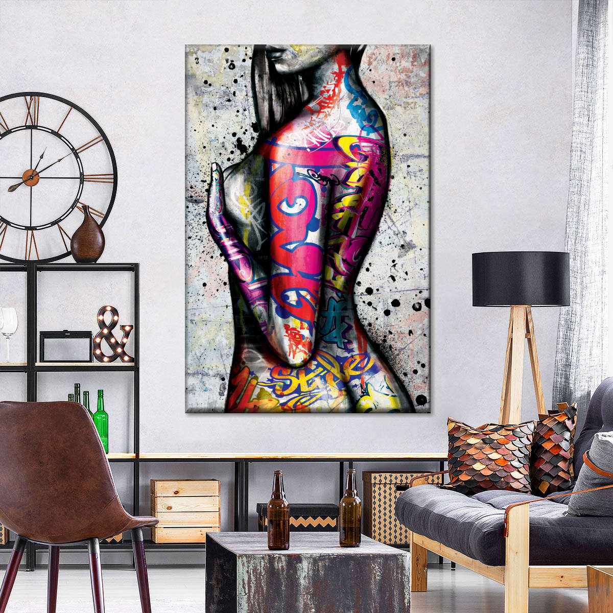 Mercer41 Edgy Body Art Canvas Print On Canvas Print & Reviews | Wayfair