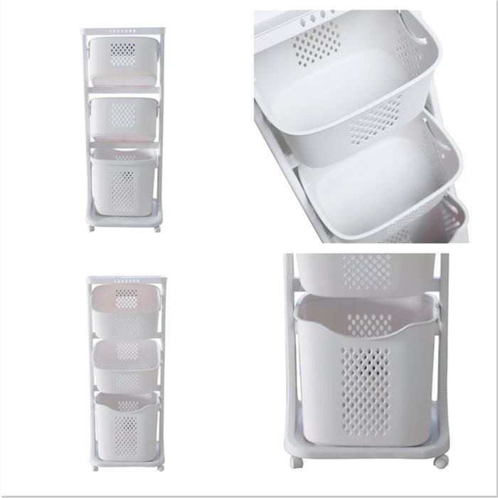 Rebrilliant Multi-Layer Clothes Storage Basket - Wayfair Canada