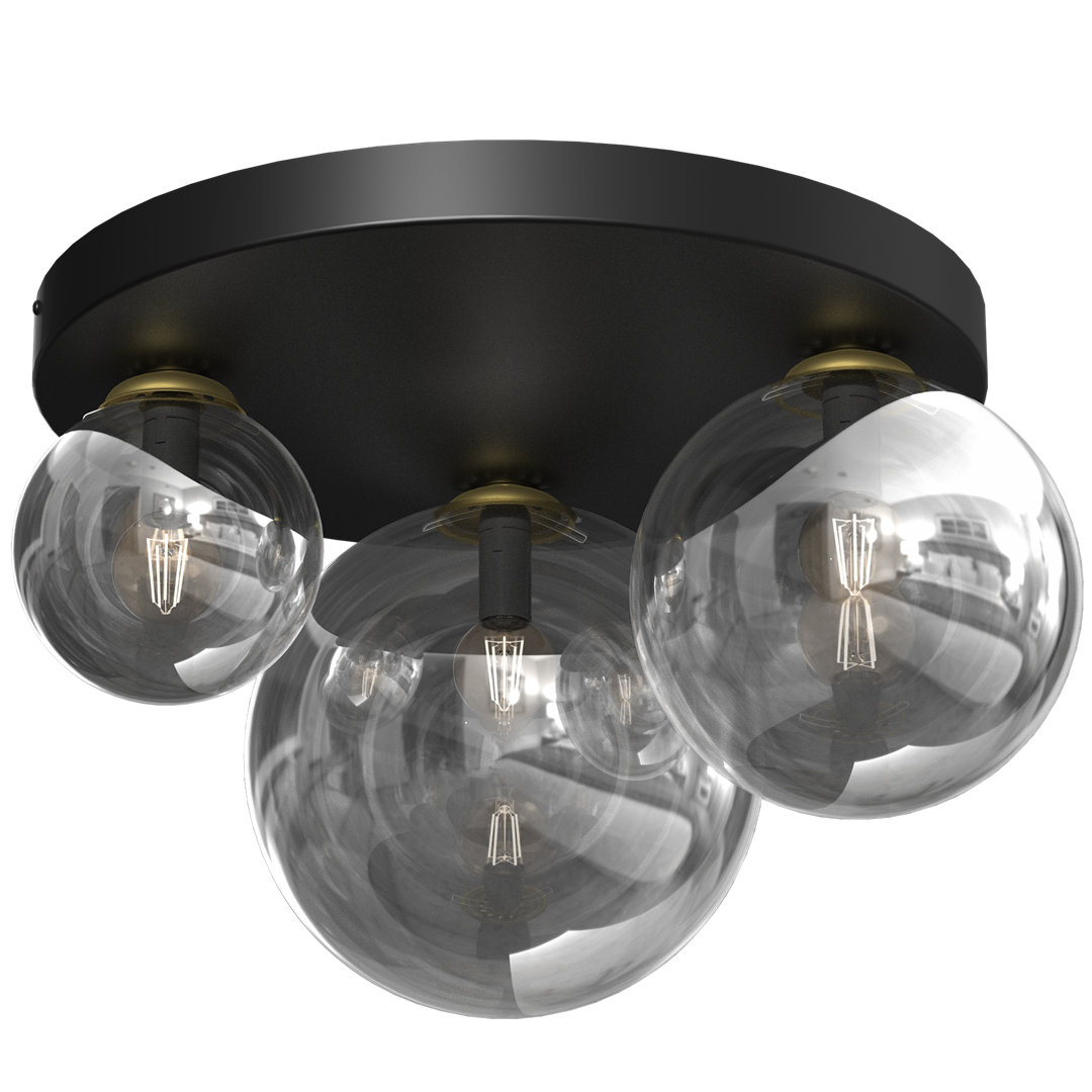 HowHomely Reflex ceiling light, 2 x E14 and 1 x E27 | Wayfair.co.uk