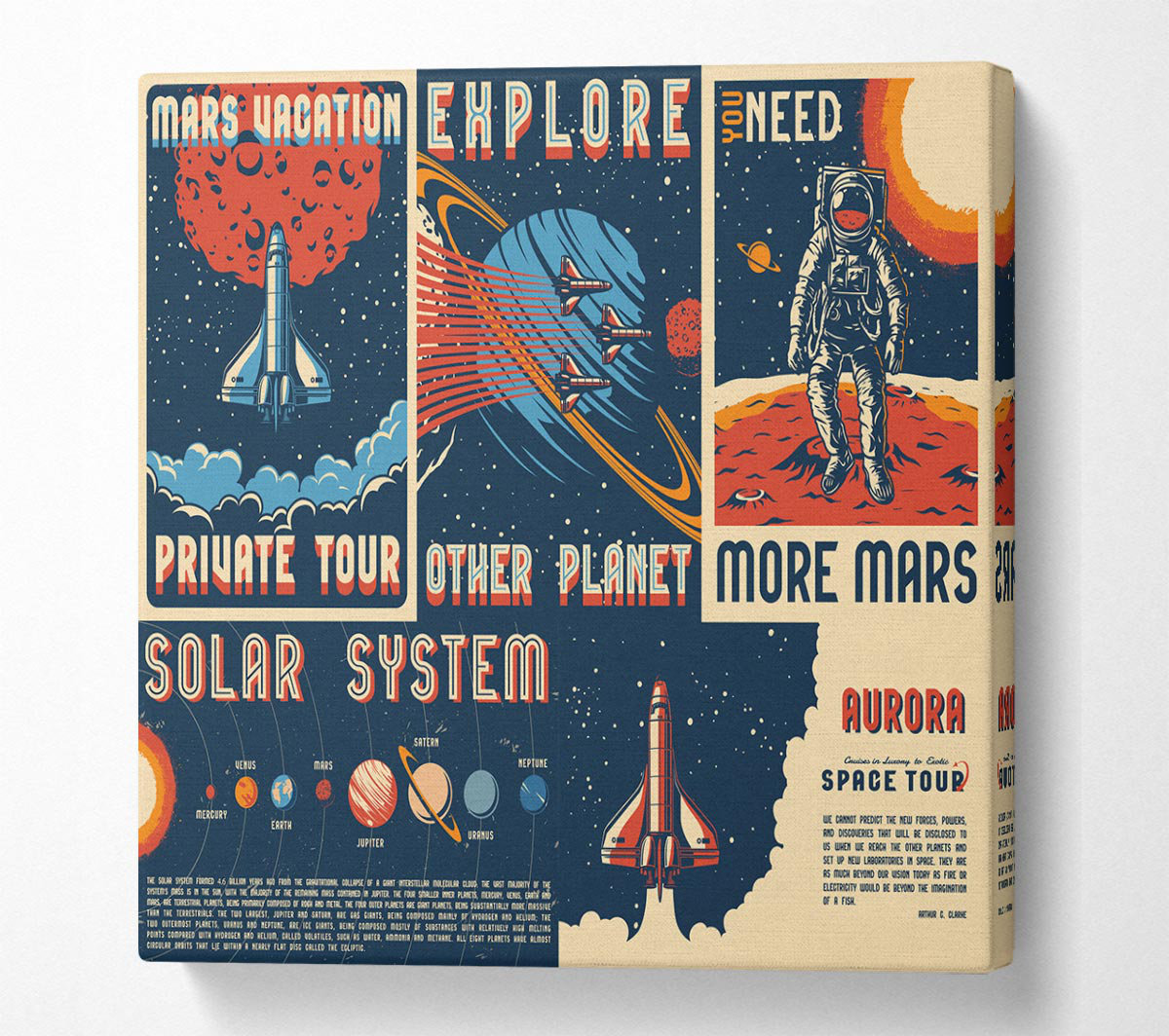 ClassicLiving Explore The Planets - Print | Wayfair.co.uk