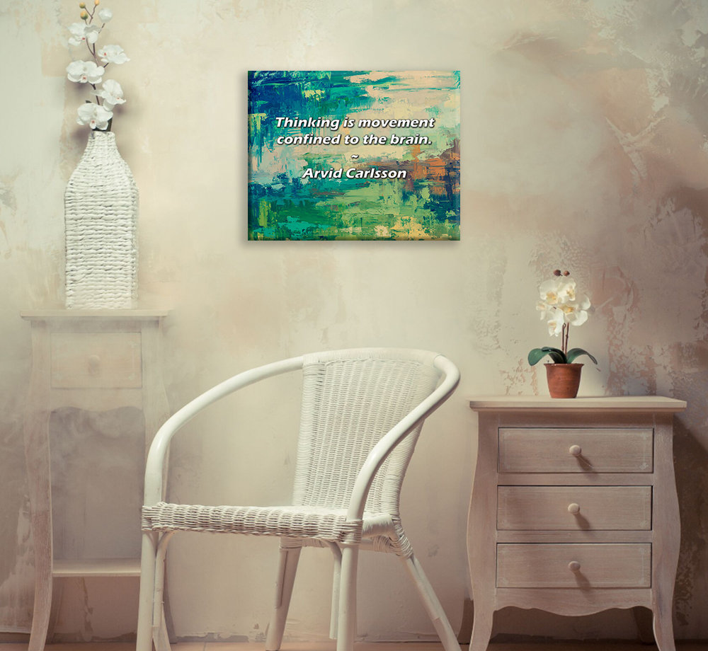 Ivy Bronx Artsy Quote "Thinking is movement confined to the brain." By ...