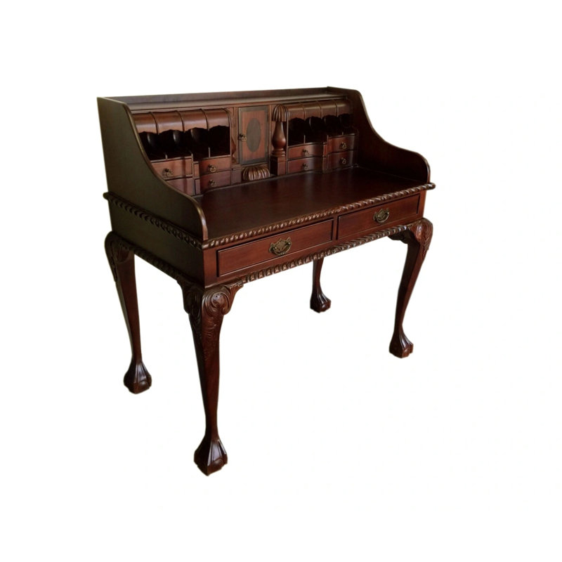 Astoria Grand Felder Solid Wood Secretary Desk & Reviews | Wayfair