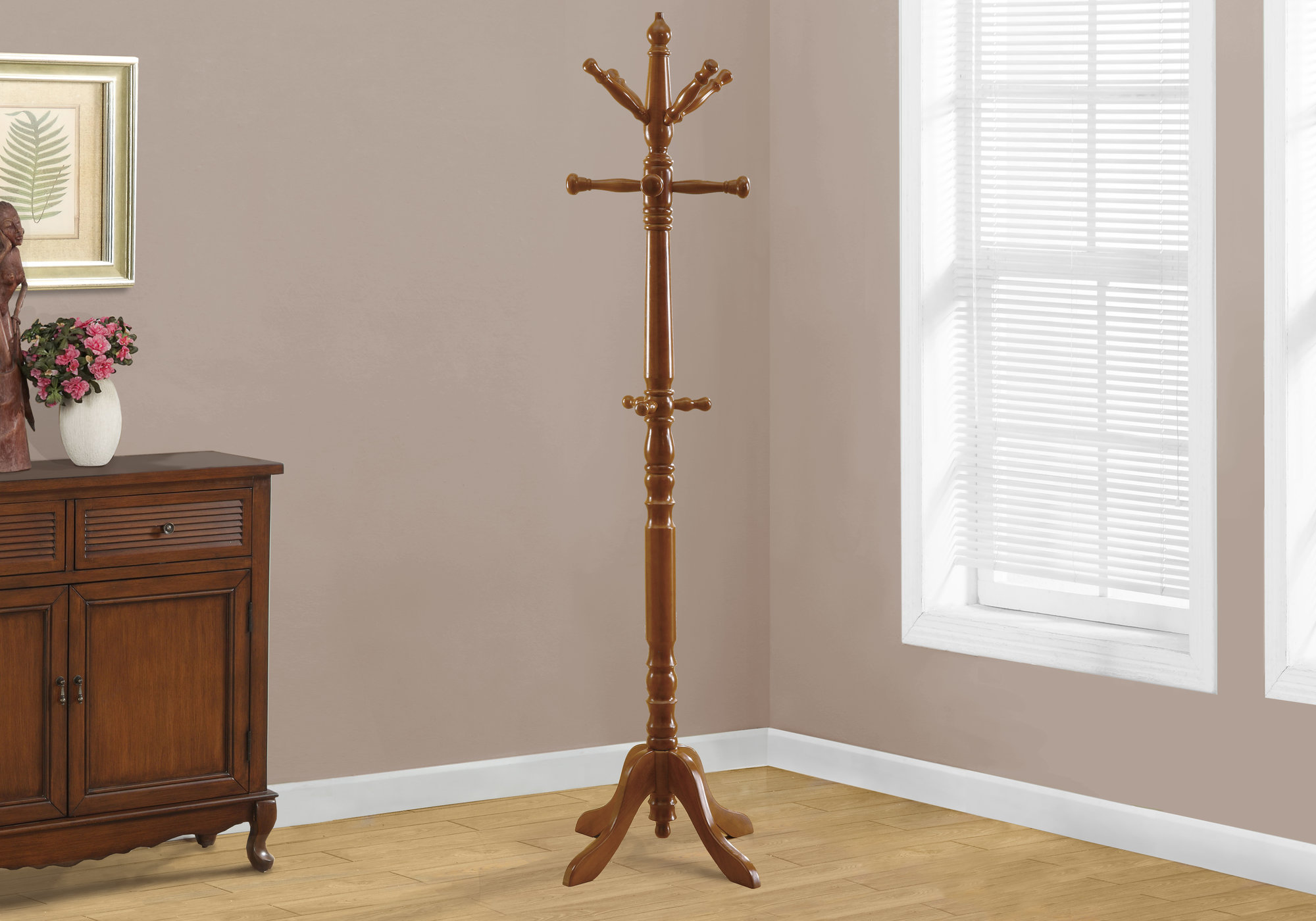 Astoria Grand Solid Wood Freestanding 11 - Hook Coat Rack & Reviews ...